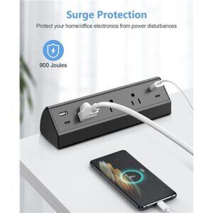 Office | Desk Clamp Power Stripdesktop Mount Surge Protector4w Fast ...